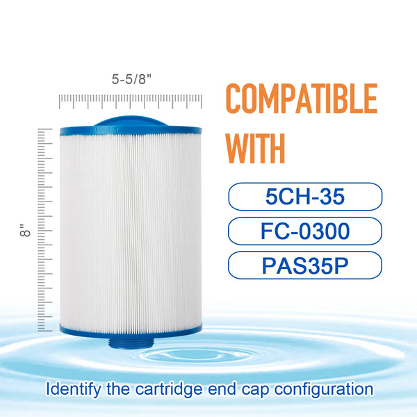 ZOTEE 35 sq.ft. Elite Spas by Maax Spa Filter Cartridge 2 Pack – Zotee