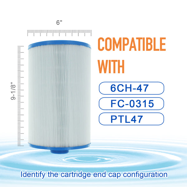 ZOTEE 47 sq.ft. Top Load Spa Filter Cartridge 2 Pack – Zotee